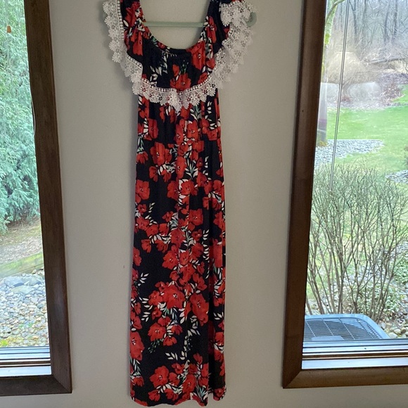Dresses | Me 2 Magic Long Floral Dress | Poshmark